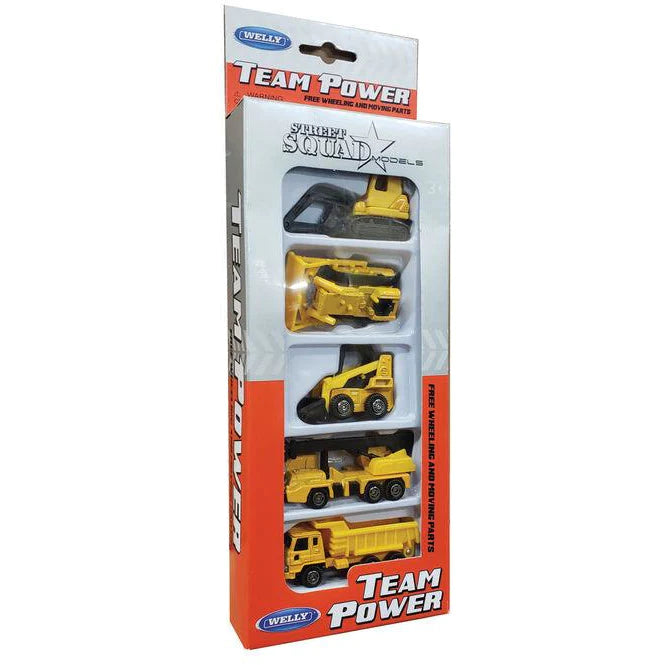 Die Cast Welly Construction 5pc Set