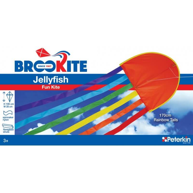 Brookite Rainbow Jellyfish Kite