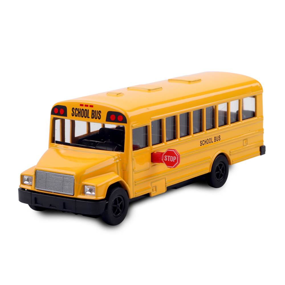 Welly Die Cast Pull-Back School Bus