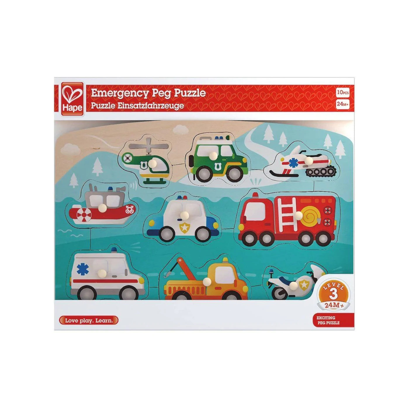 Hape Emergency Peg Puzzle
