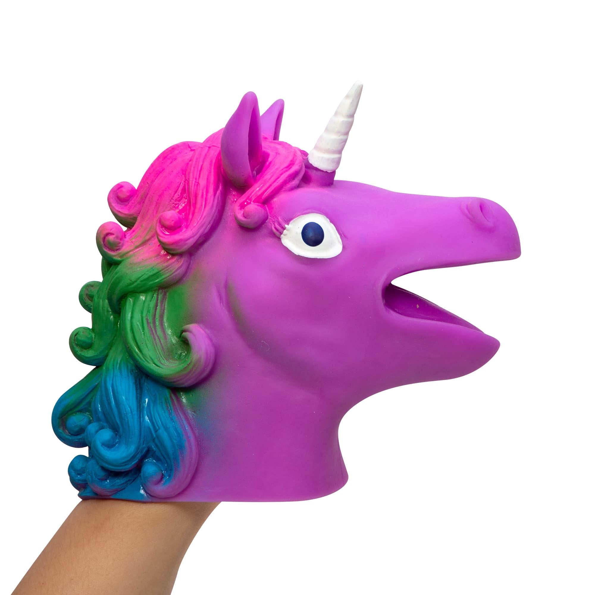 Schylling Unicorn Rubber Hand Puppet